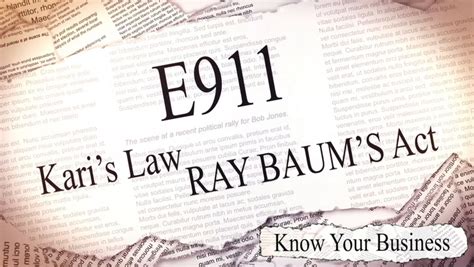 Kari's Law + Ray Baum's Act - Partners Technology